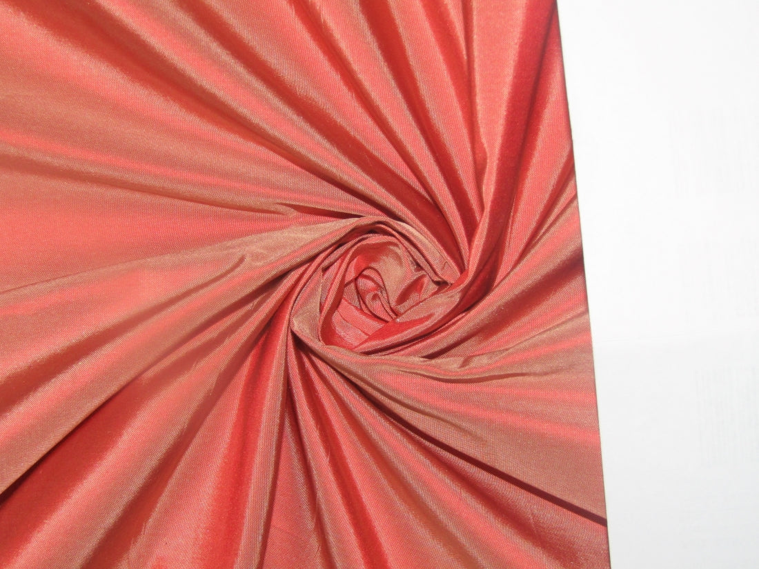 100% PURE SILK TAFFETA FABRIC DUSTY SALMON color 54" wide TAF32[5] – The Fabric Factory