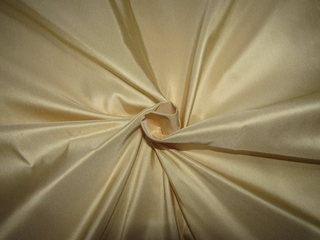 100% PURE SILK TAFFETA fabric 35 momme CREAMY GOLD colour 54" wide TAF – The Fabric Factory