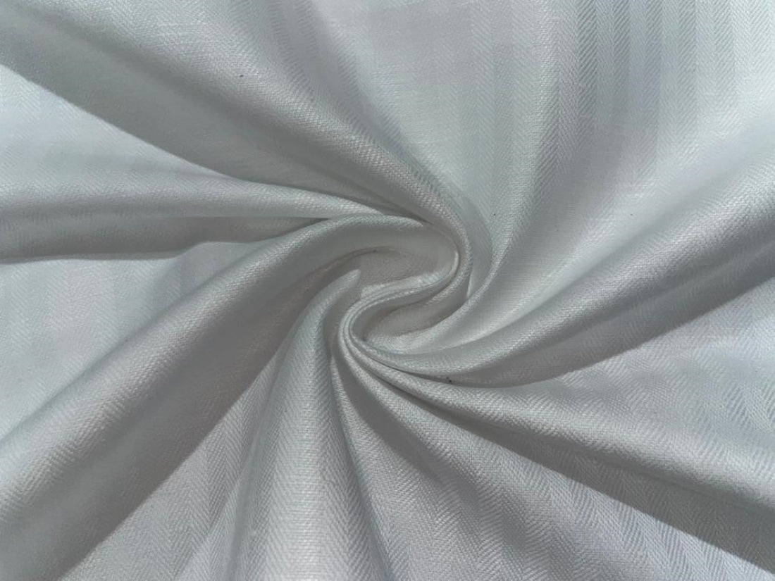 100% Cotton Hemp color with herringbone stripe fabric 58" wide [12956 ...