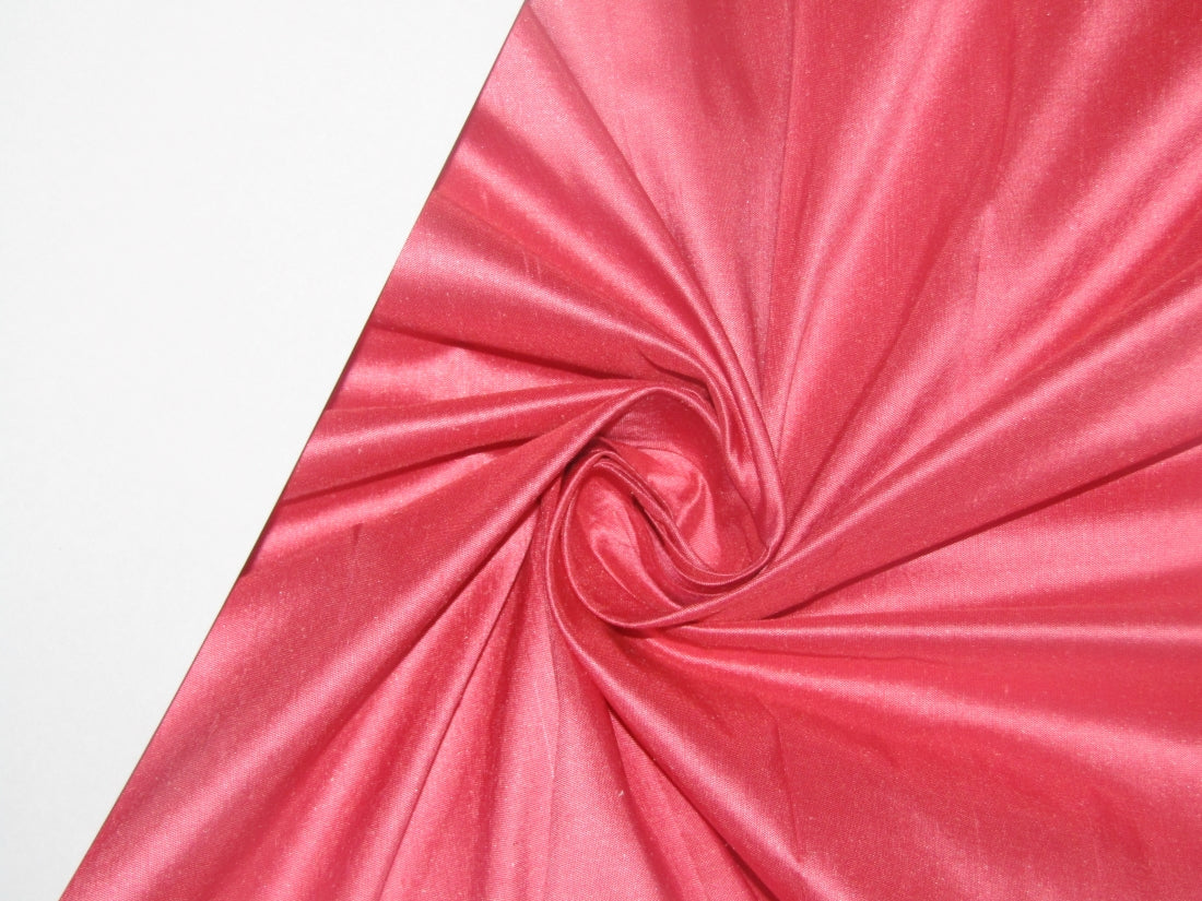 100% Pure silk dupion Fabric SUNKIST CORAL color 44" wide DUP3[5] – The ...