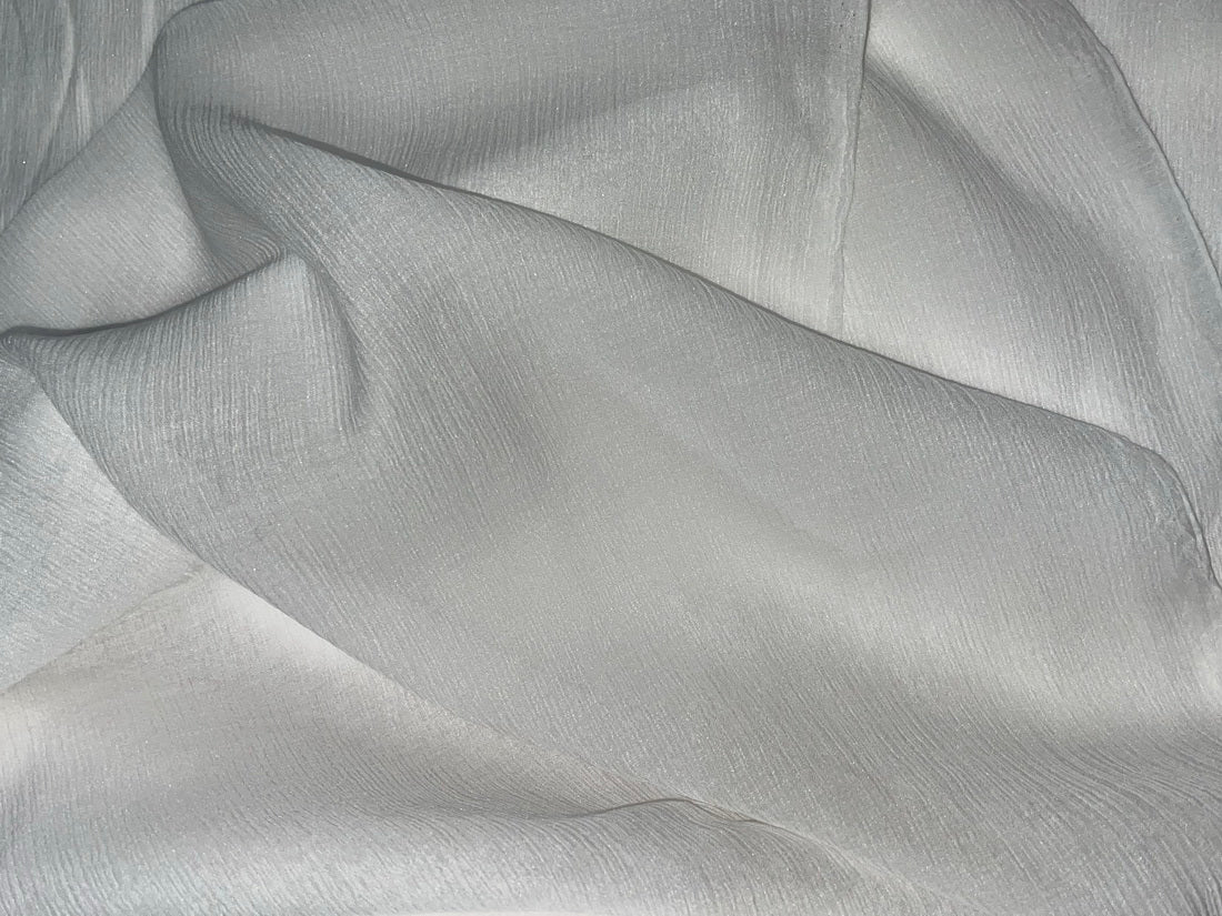 White cotton chiffon 40" wide – The Fabric Factory